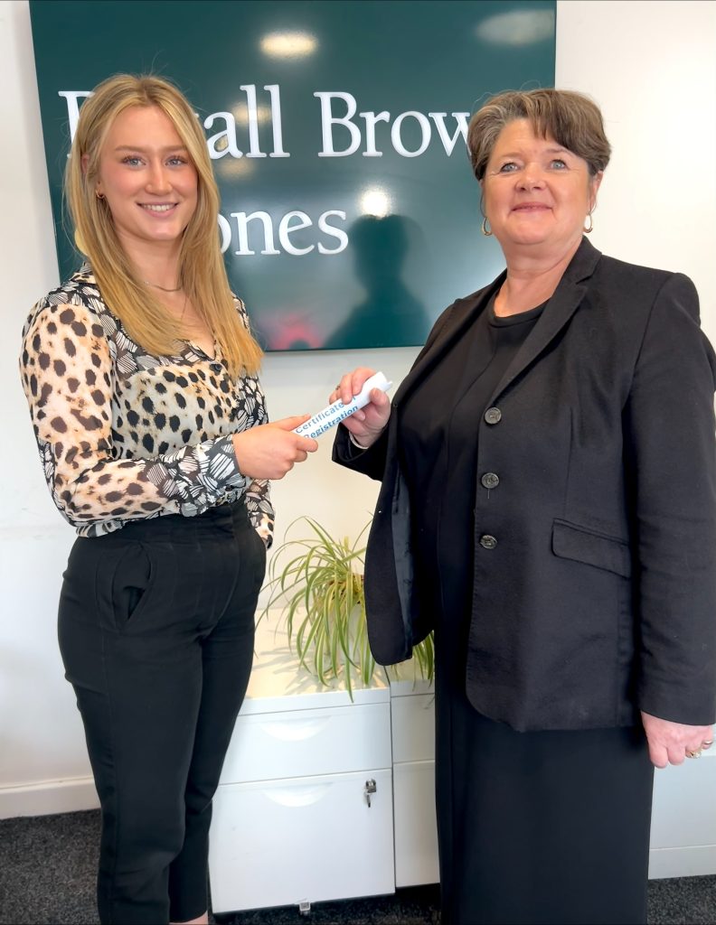 CONGRATULATIONS DANIELLE! - Boxall, Brown and Jones